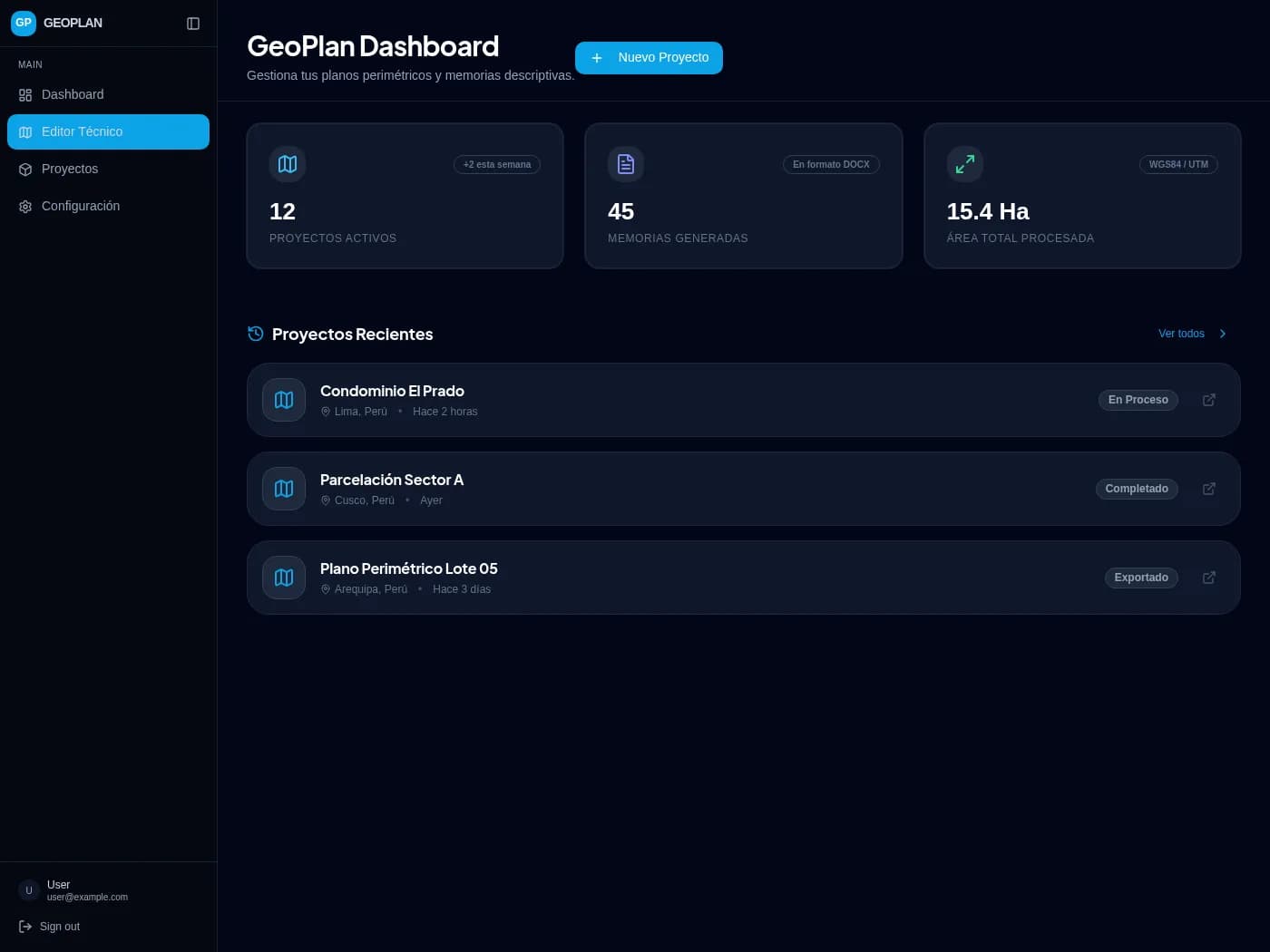 GeoPlan Modern Desktop