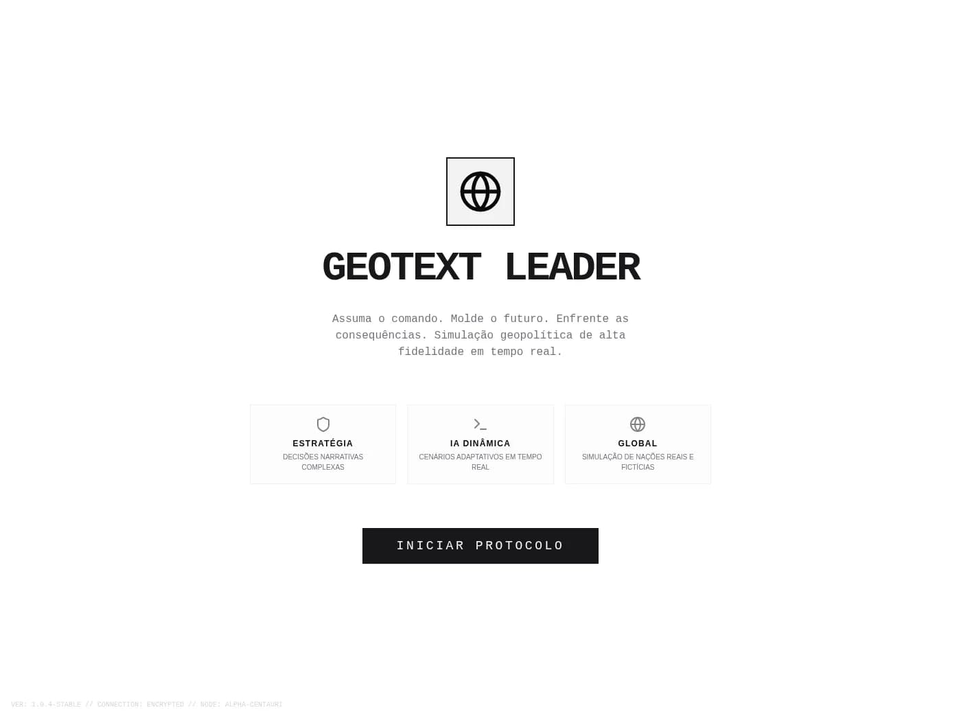 GeoText Leader Game