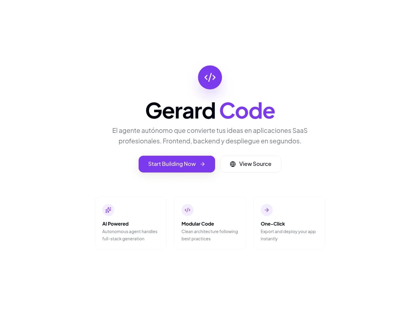 Gerard Code Platform