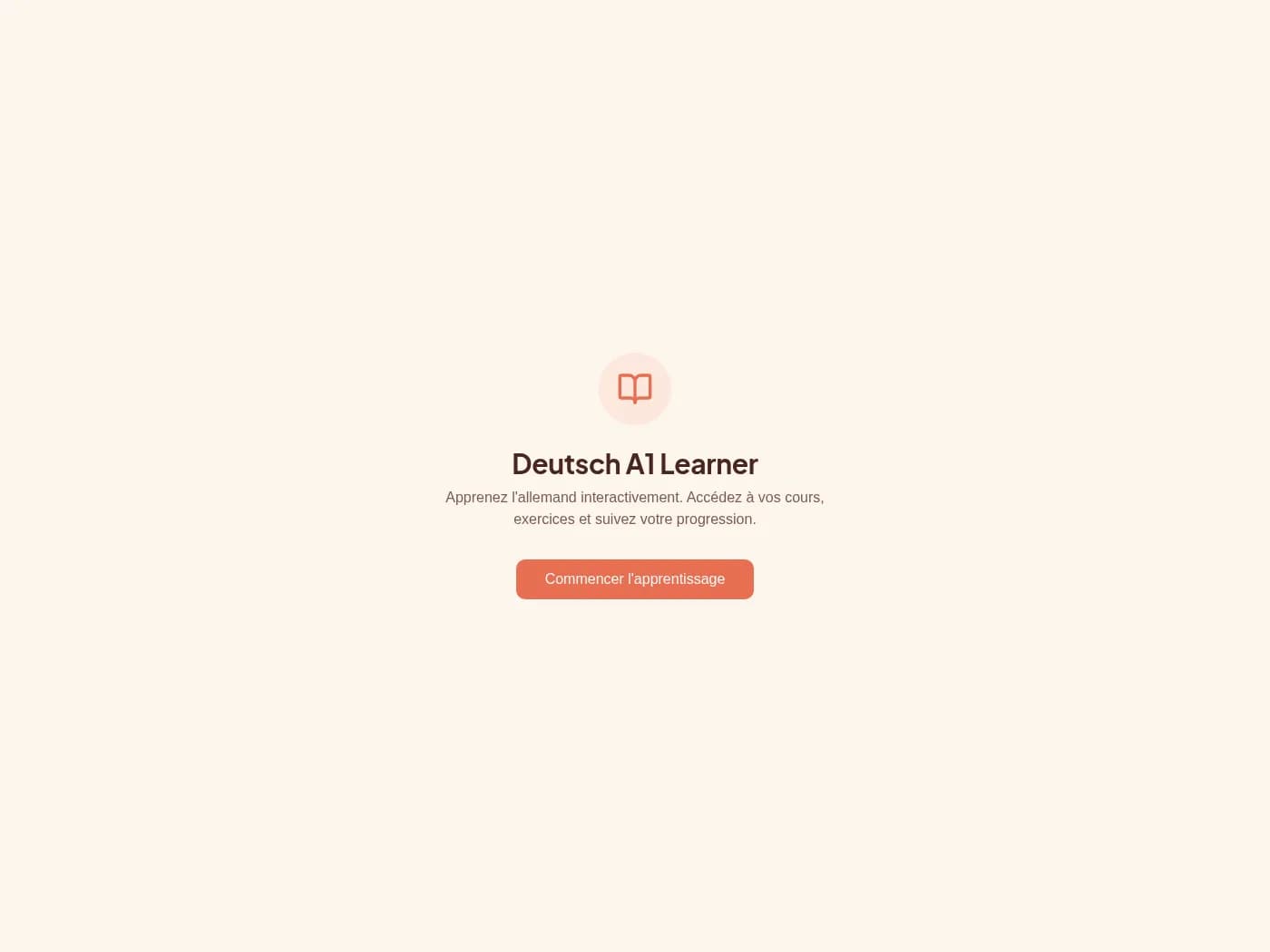 German A1 Learner