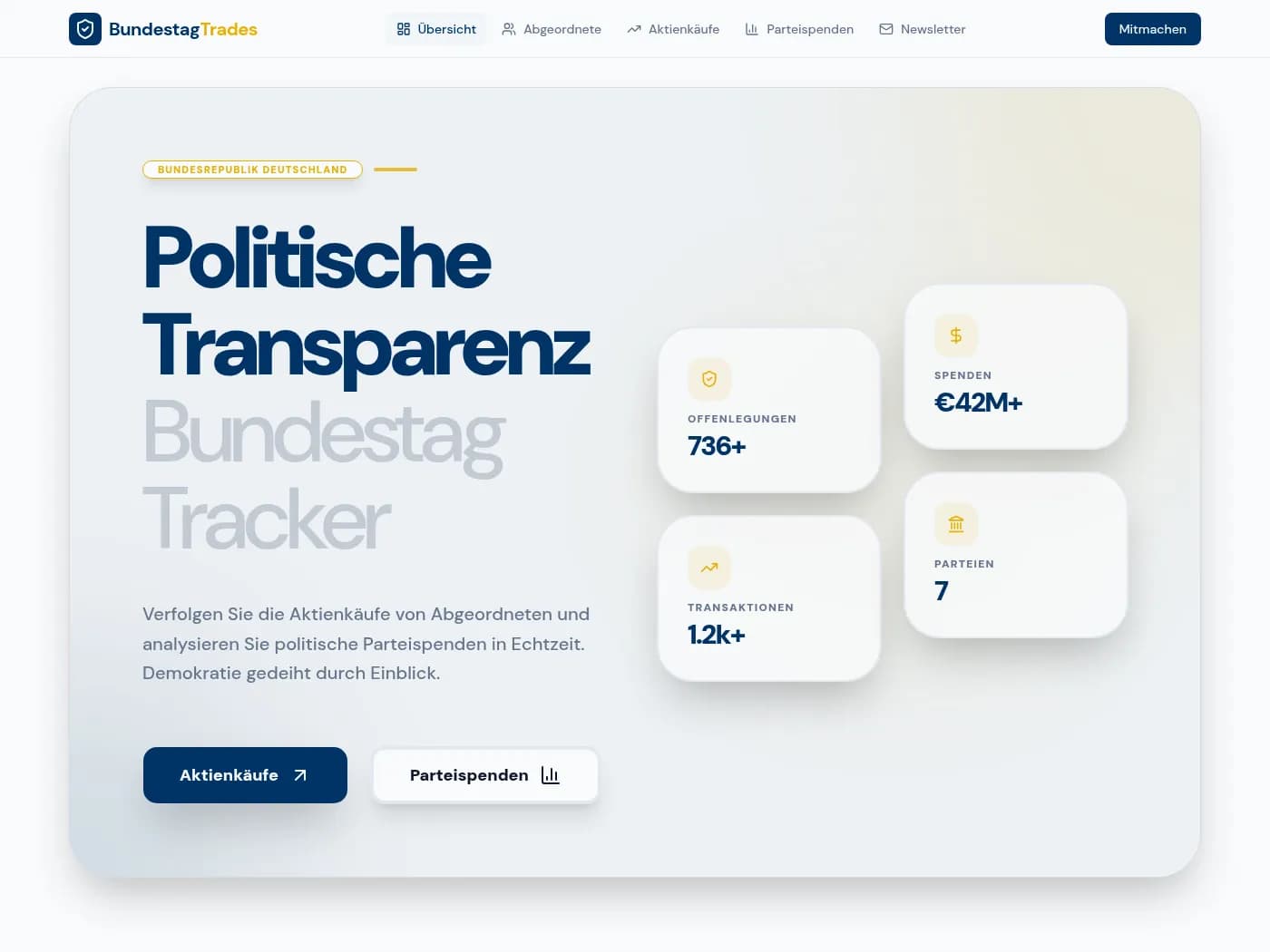 Bundestag Trades Tracker