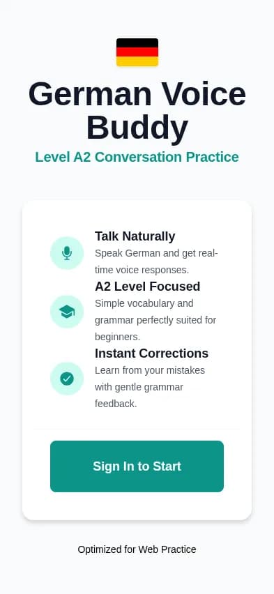 German Voice Buddy