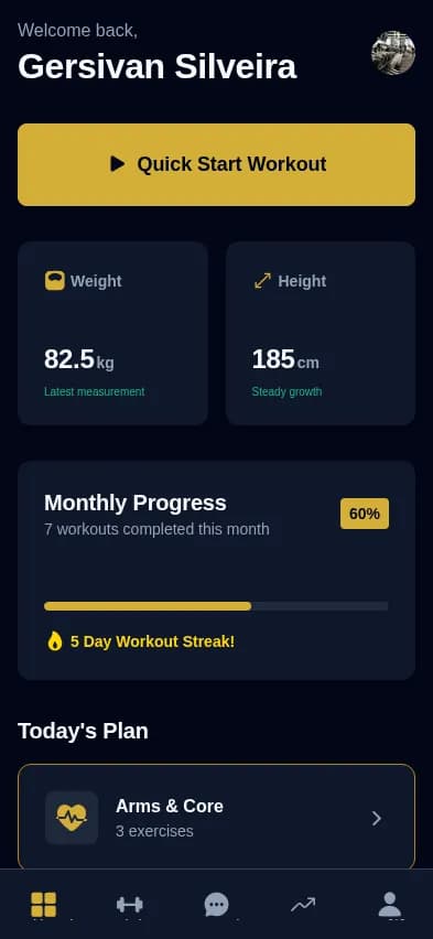 Gersivan Fitness App