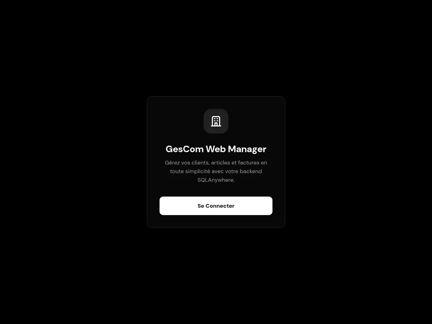 GesCom Web Manager
