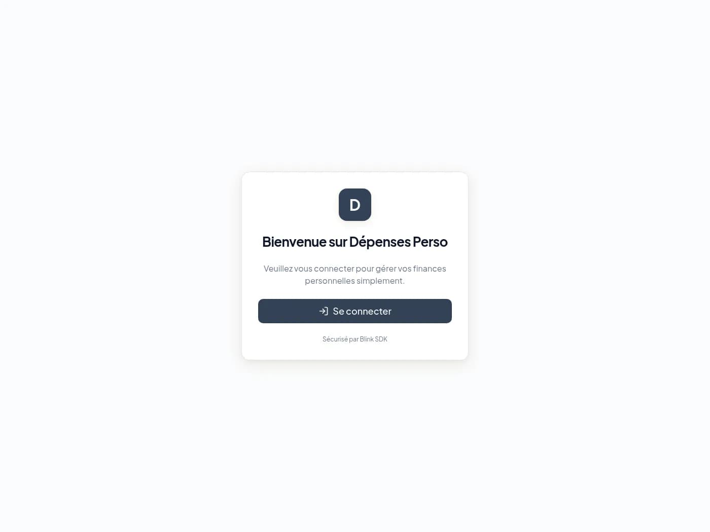 Dépenses Perso Manager