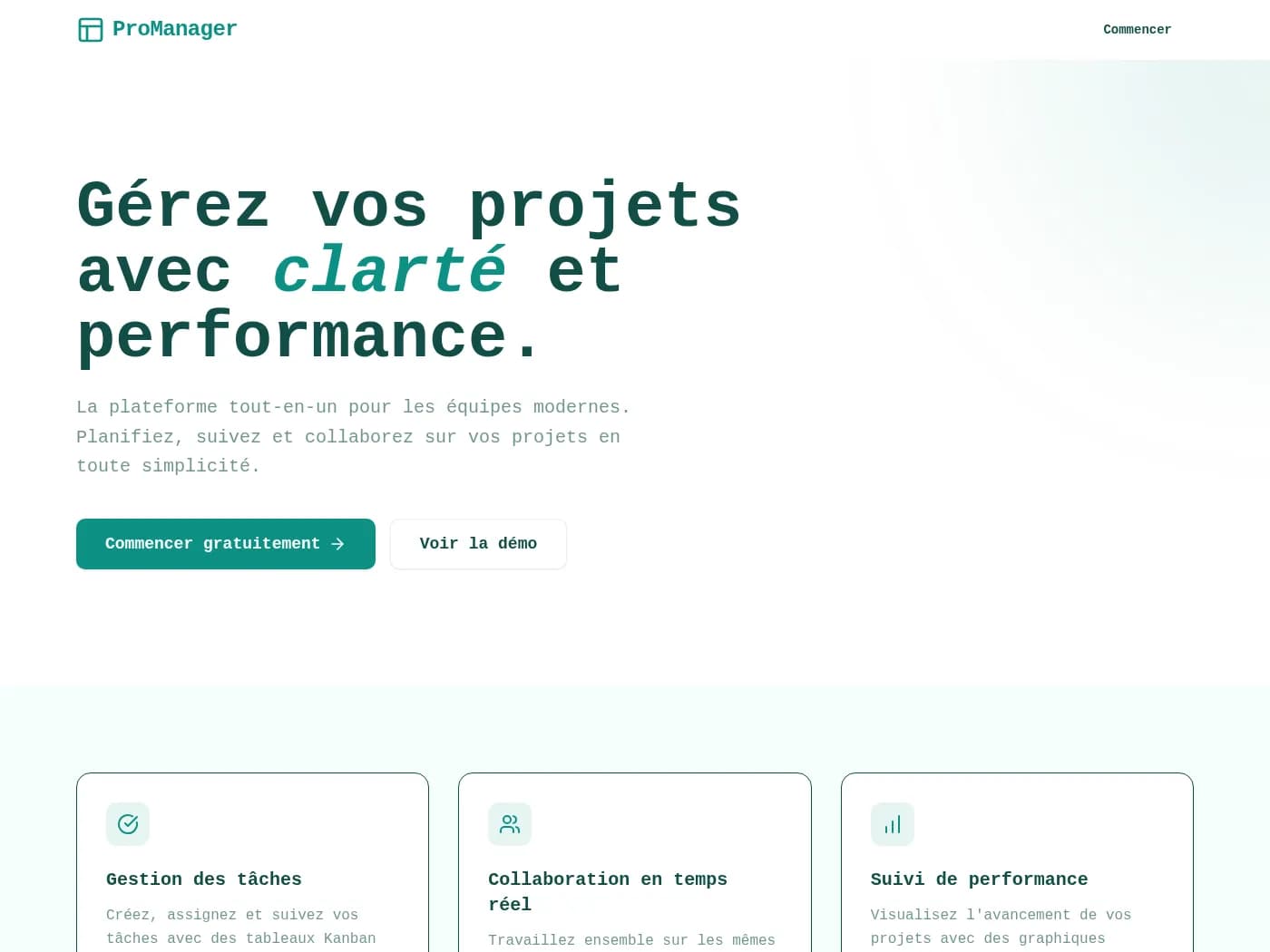 Gestionnaire de Projets