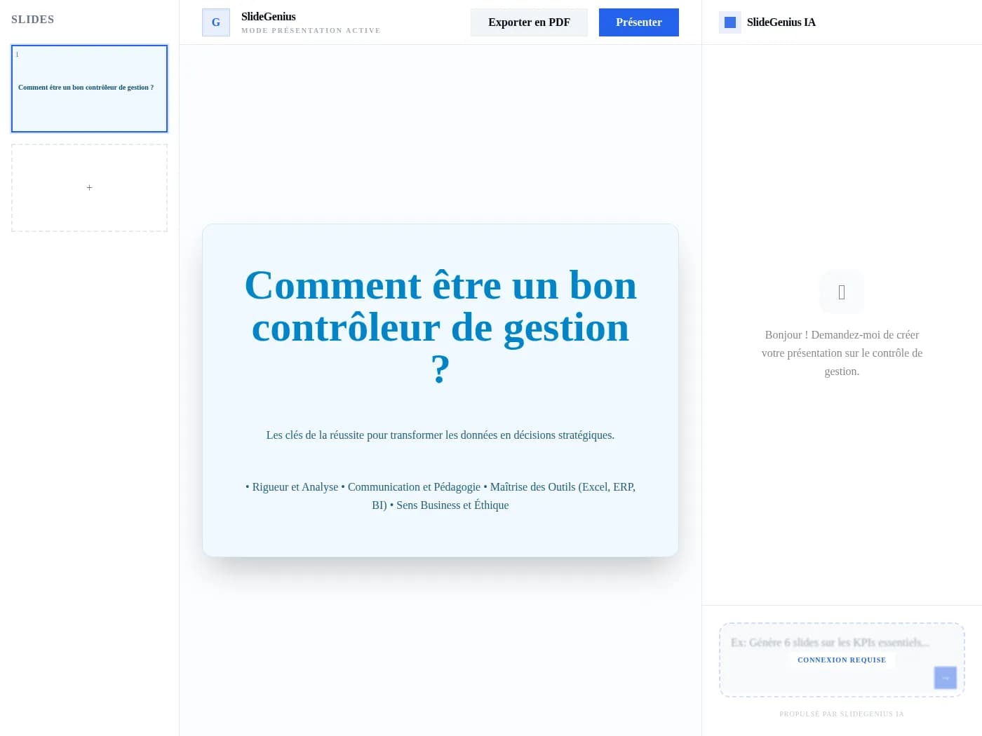 Contrôle Gestion Slides