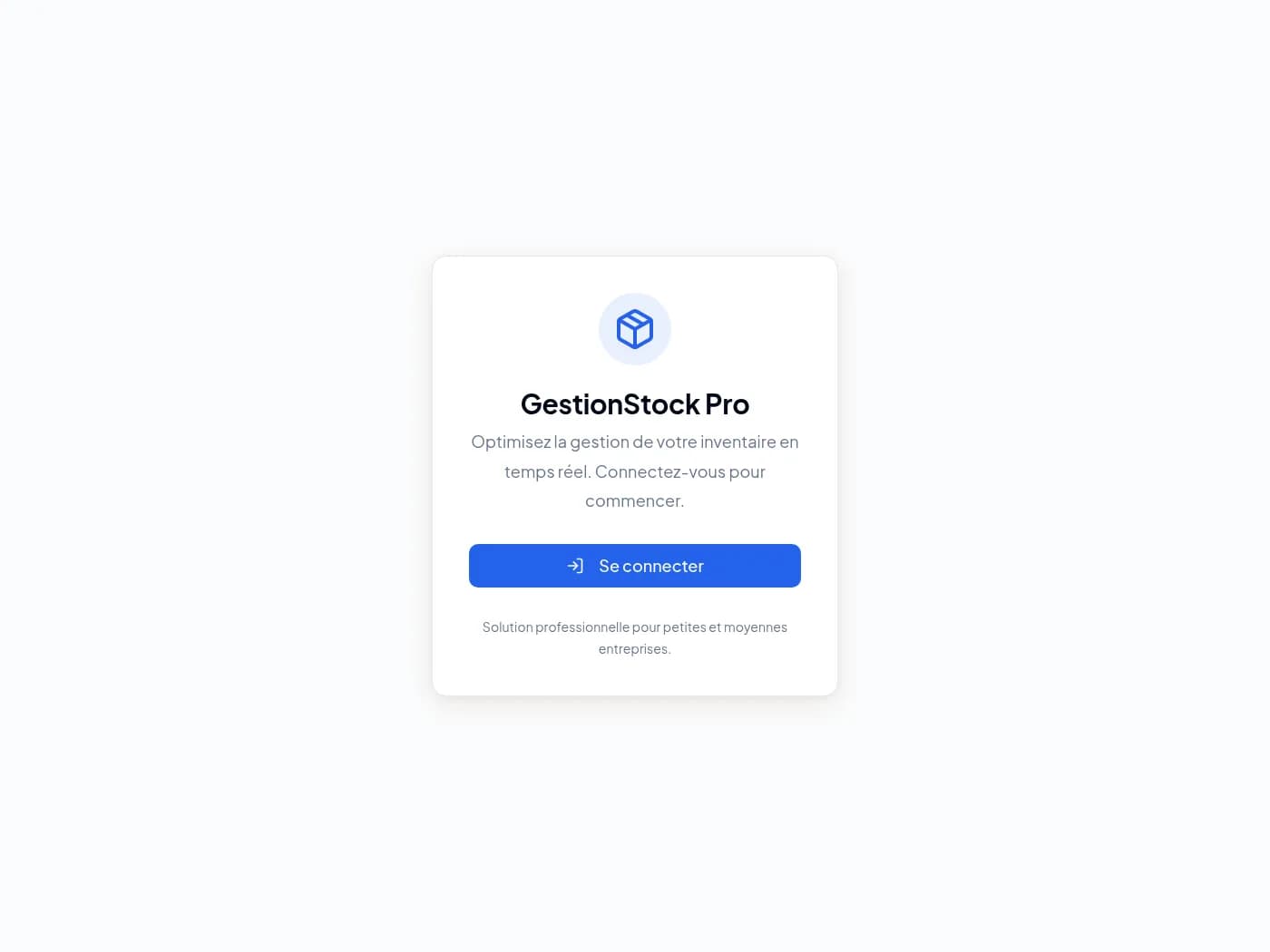 GestionStock Pro