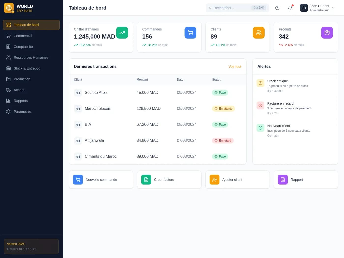 GestionPro ERP Suite