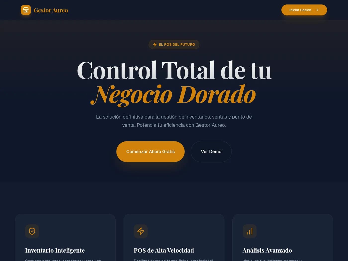Gestor Aureo POS