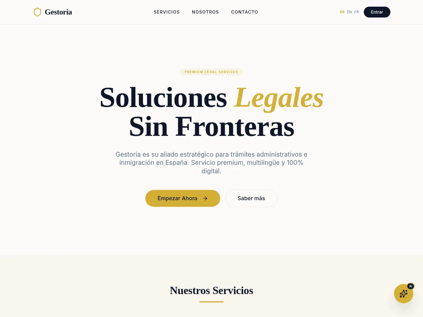 Gestoria Premium Platform