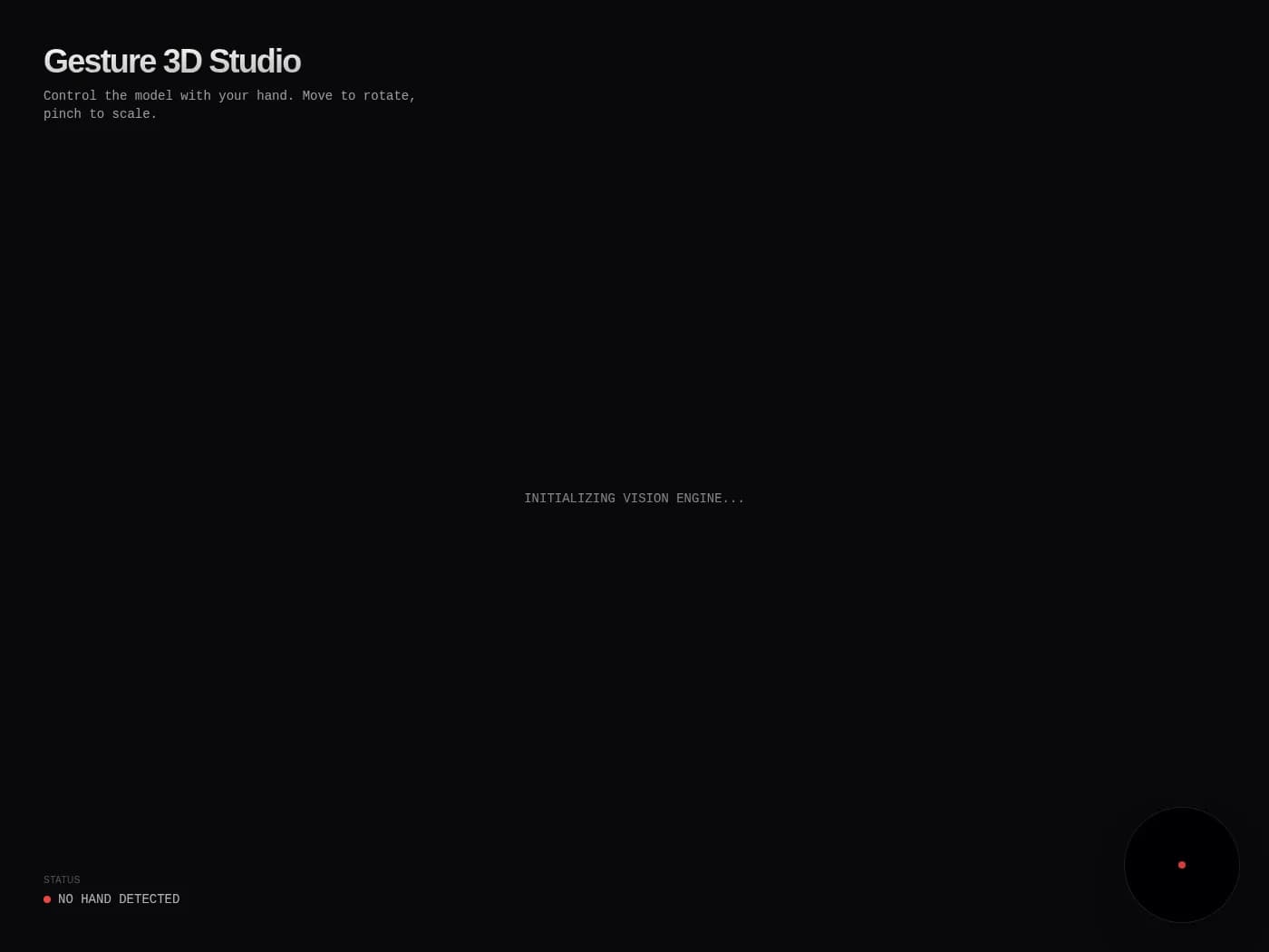 Gesture 3D Studio