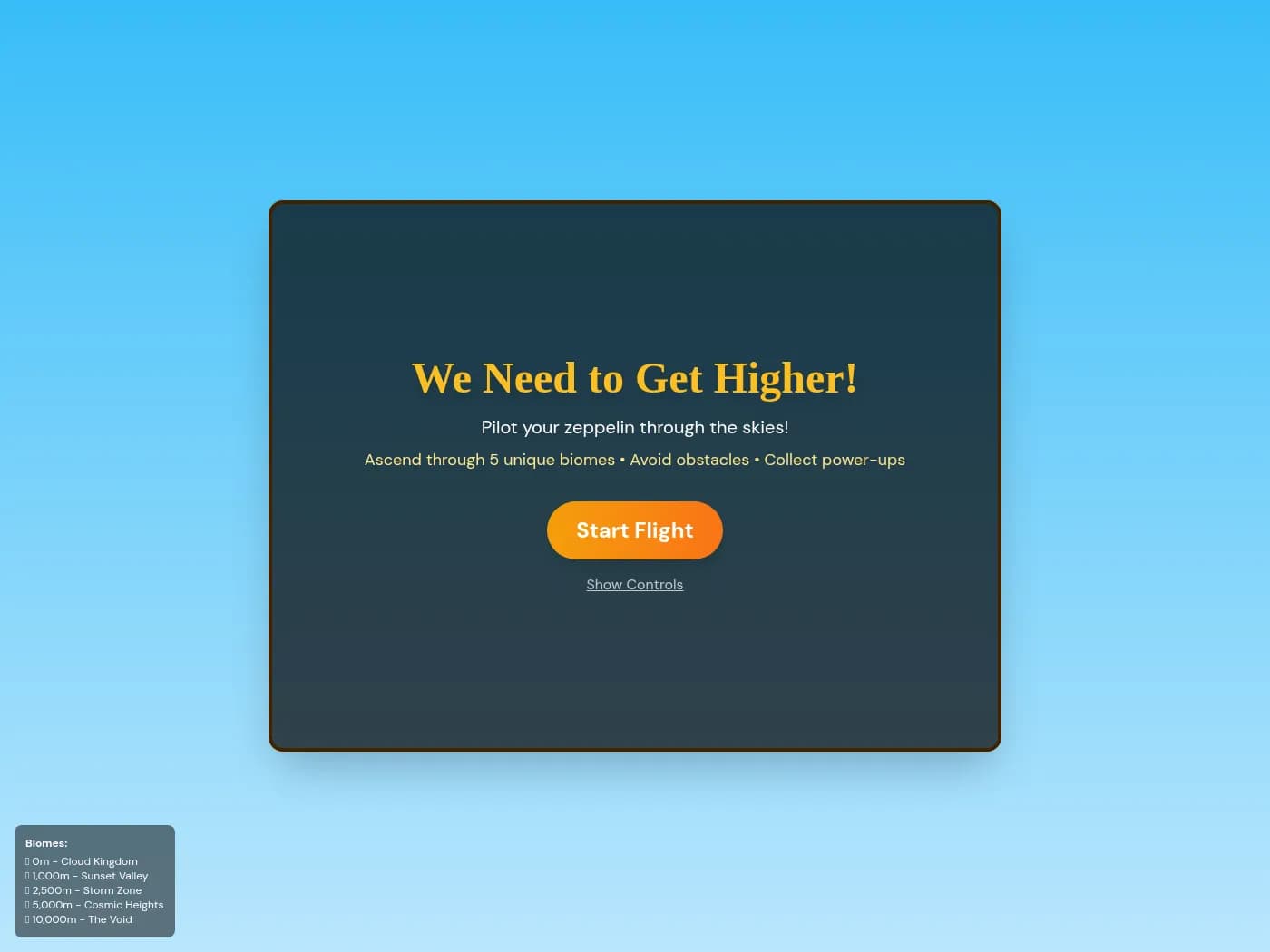 Get Higher Game