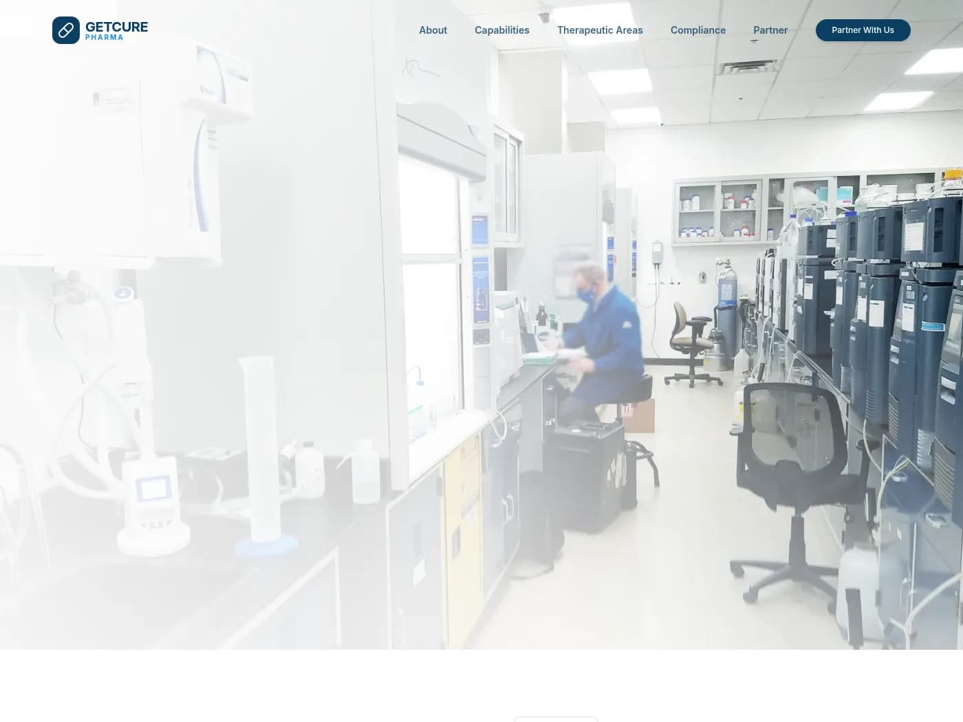 GETCURE Pharma Website