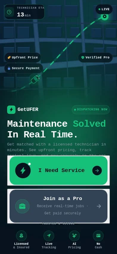 GetUFER Maintenance App