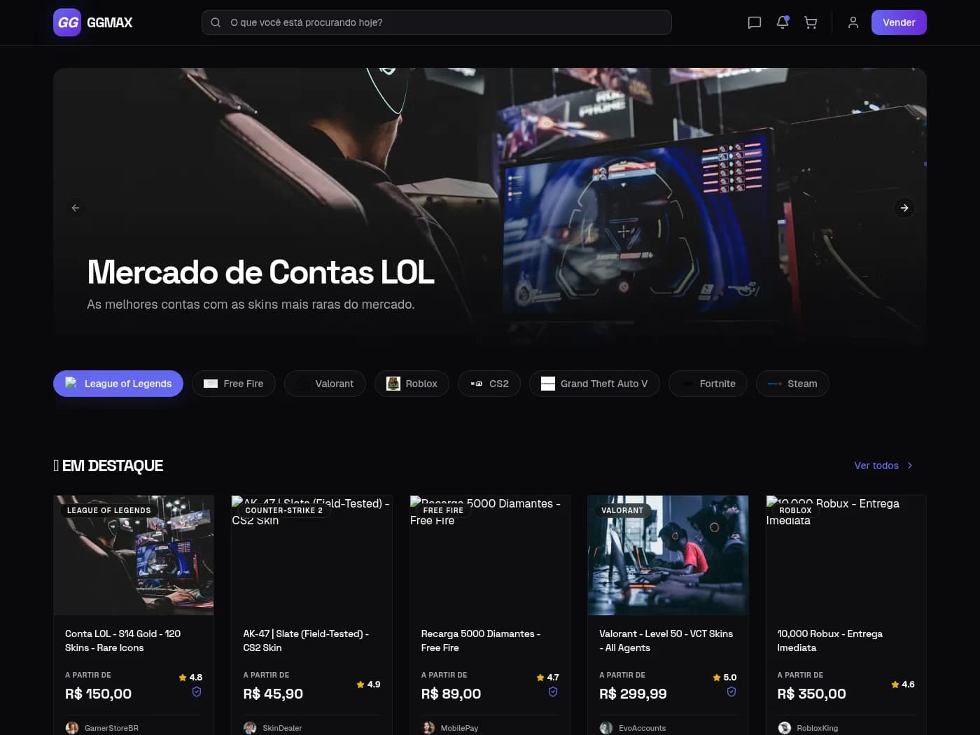 GGMax Website Clone