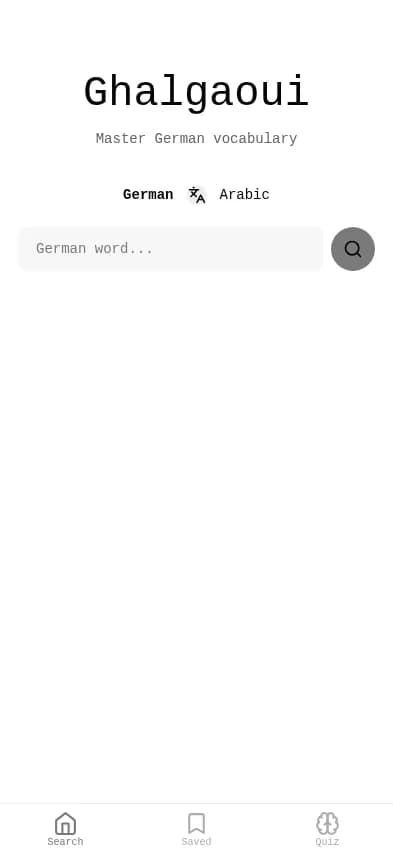 Ghalgaoui Vocab Learner