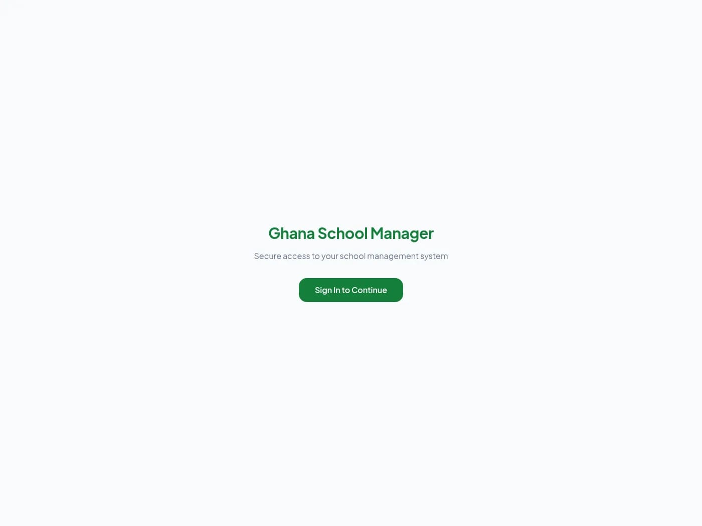 Ghana School Manager