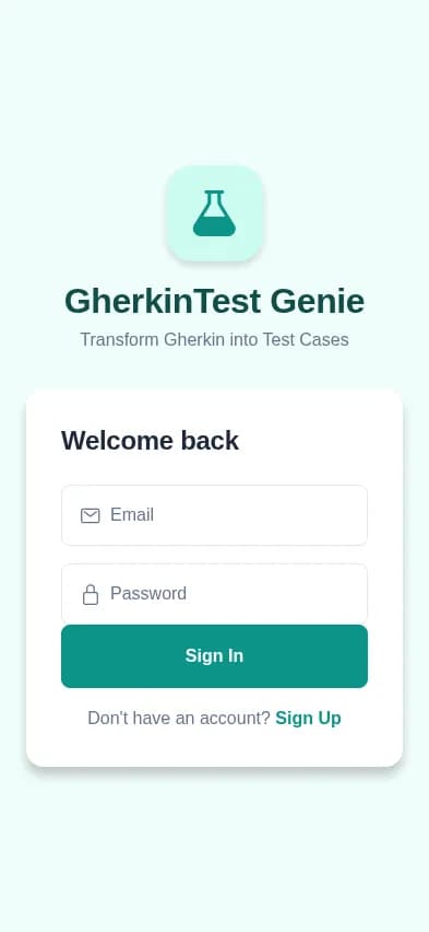 GherkinTest Genie