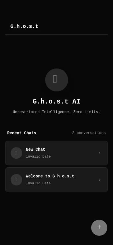 Ghost Chat AI