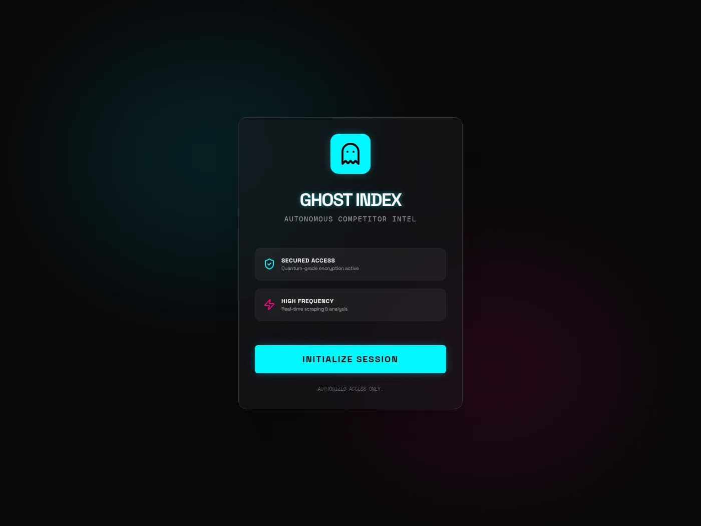 Ghost Index Dashboard