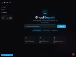 GhostSearch Web