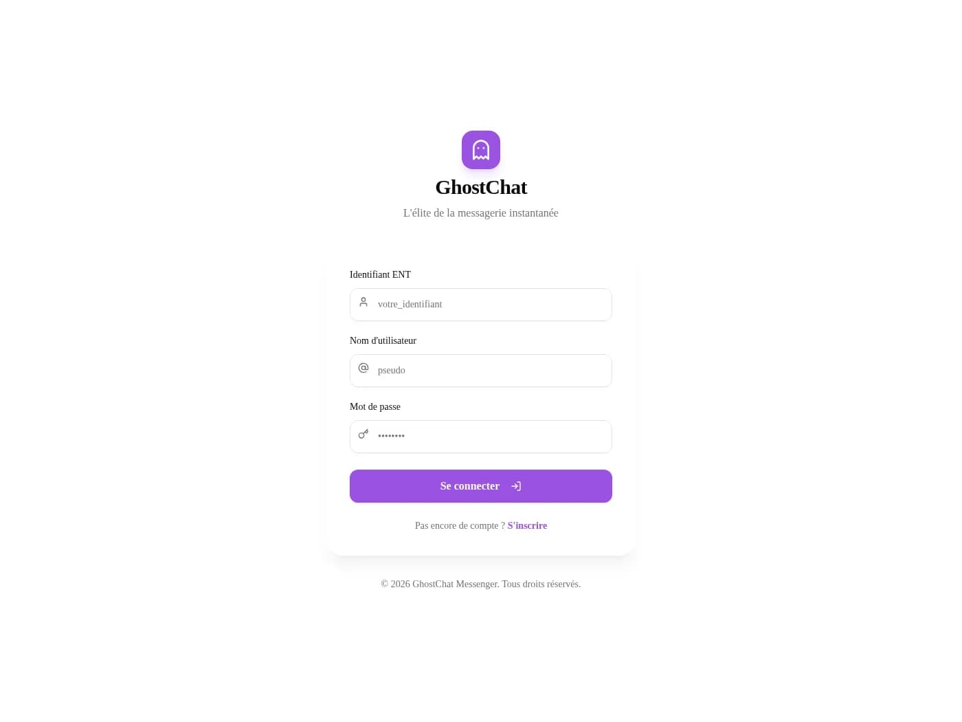 GhostChat Messenger