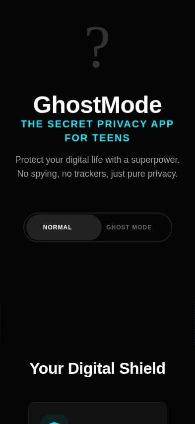 GhostMode Privacy App