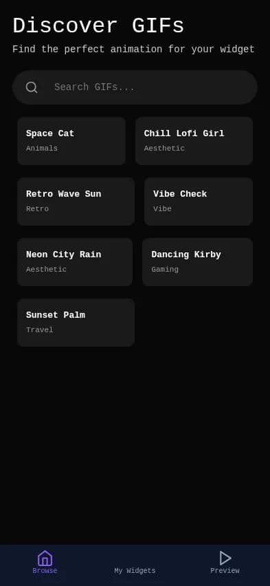 Gif Widget Maker