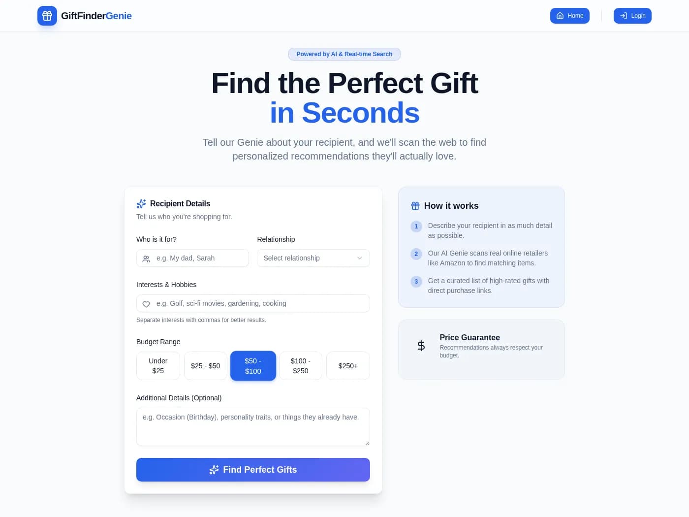 Gift Finder Genie