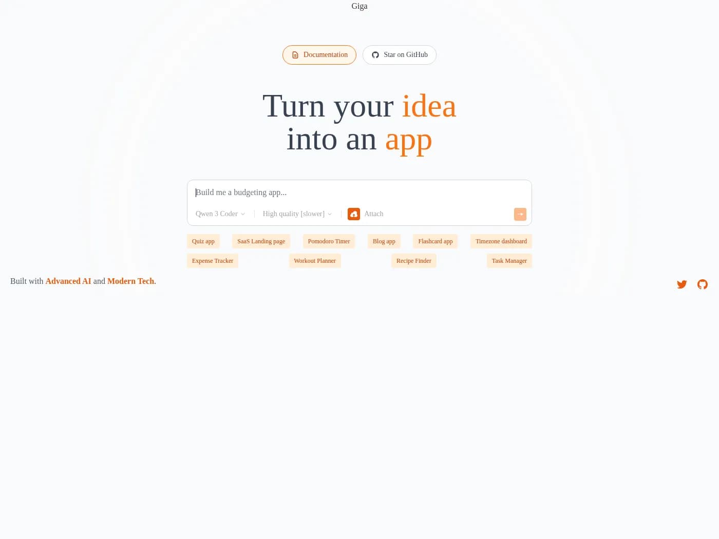 Giga AI App Generator