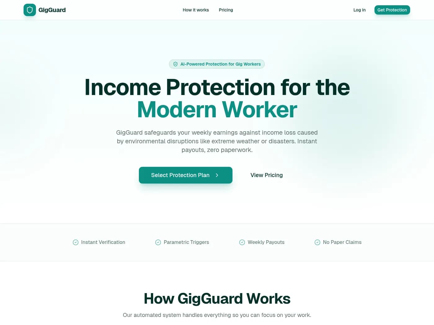 GigGuard Insurance Platform