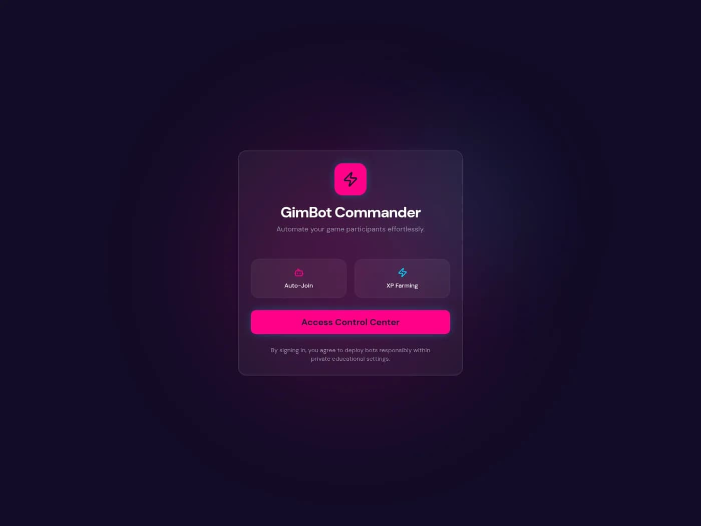 Gimkit Bot Deployer