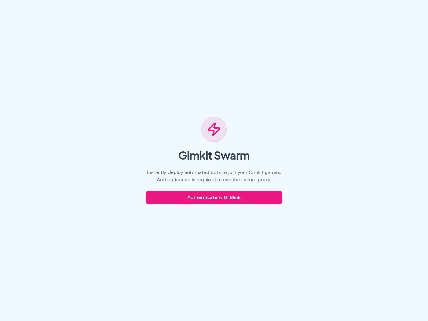 Gimkit Bot Swarm