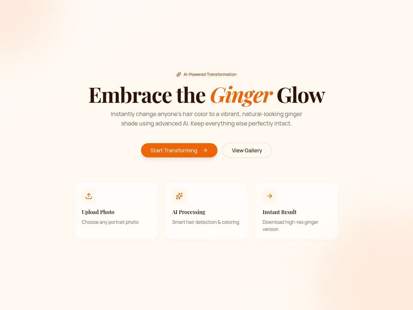 Ginger Hair Changer
