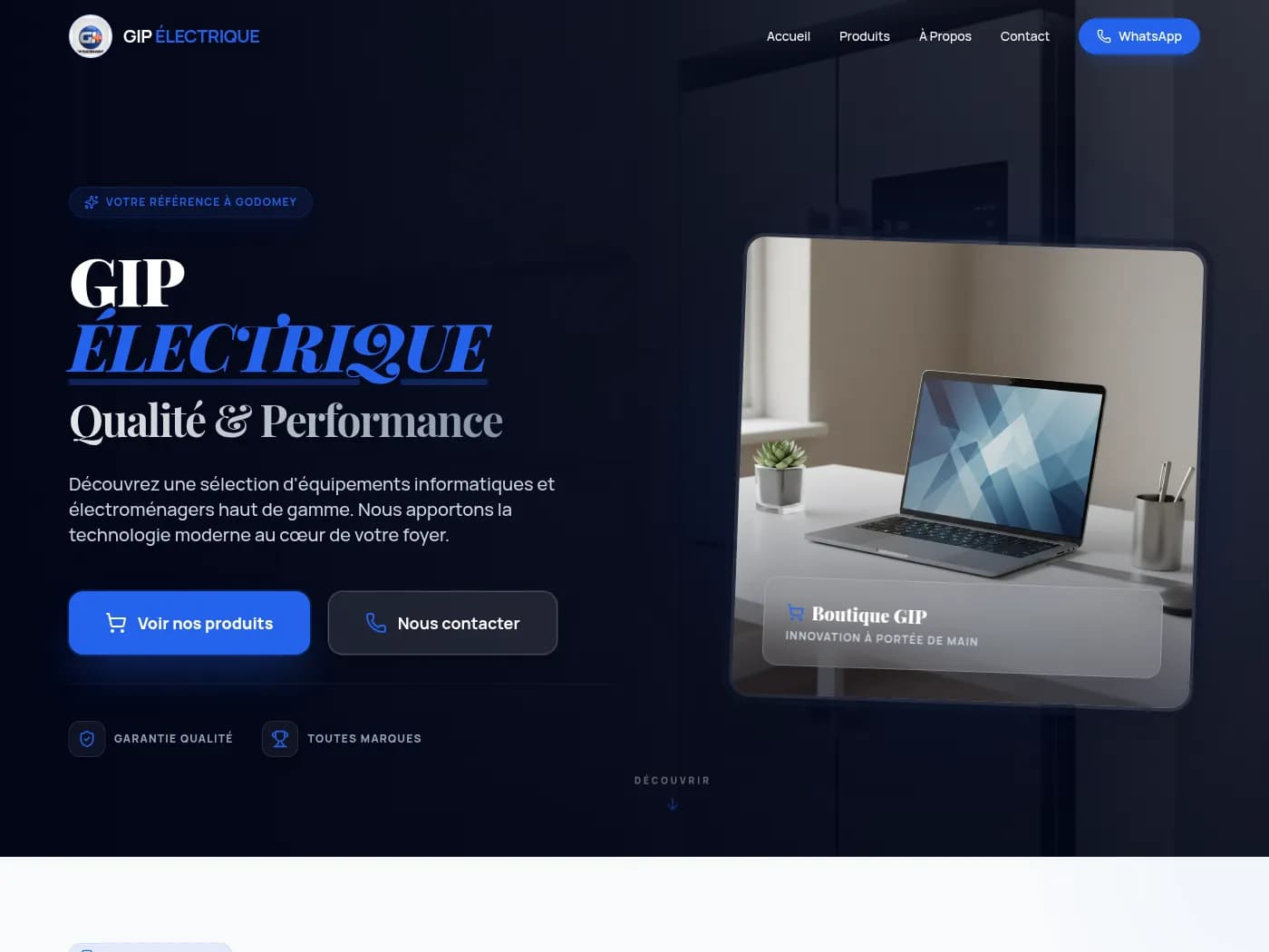 GIP Électrique Web Launch