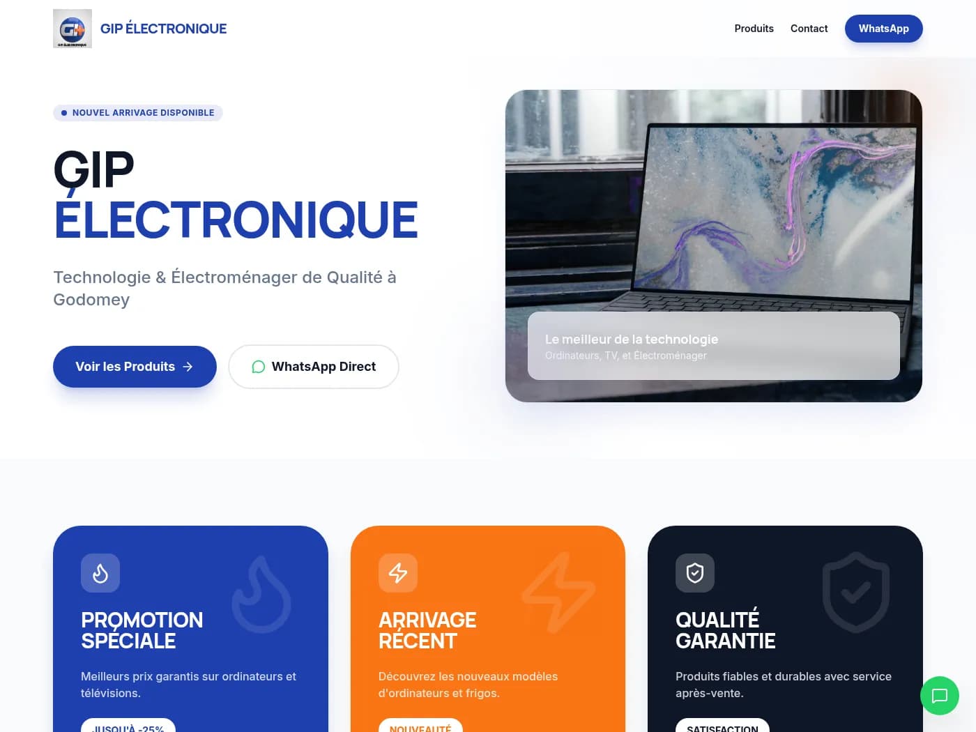 GIP Électronique Webshop