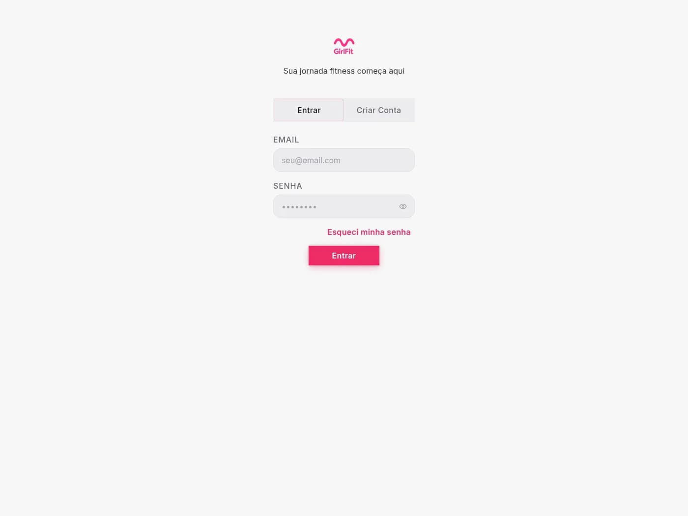 GirlFit Wellness App