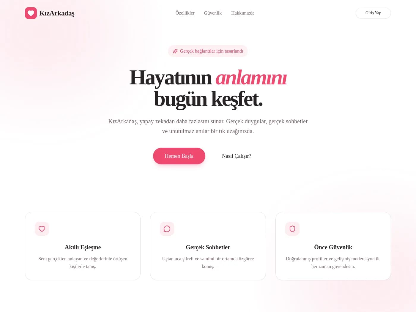 Girlfriend Connect Platform