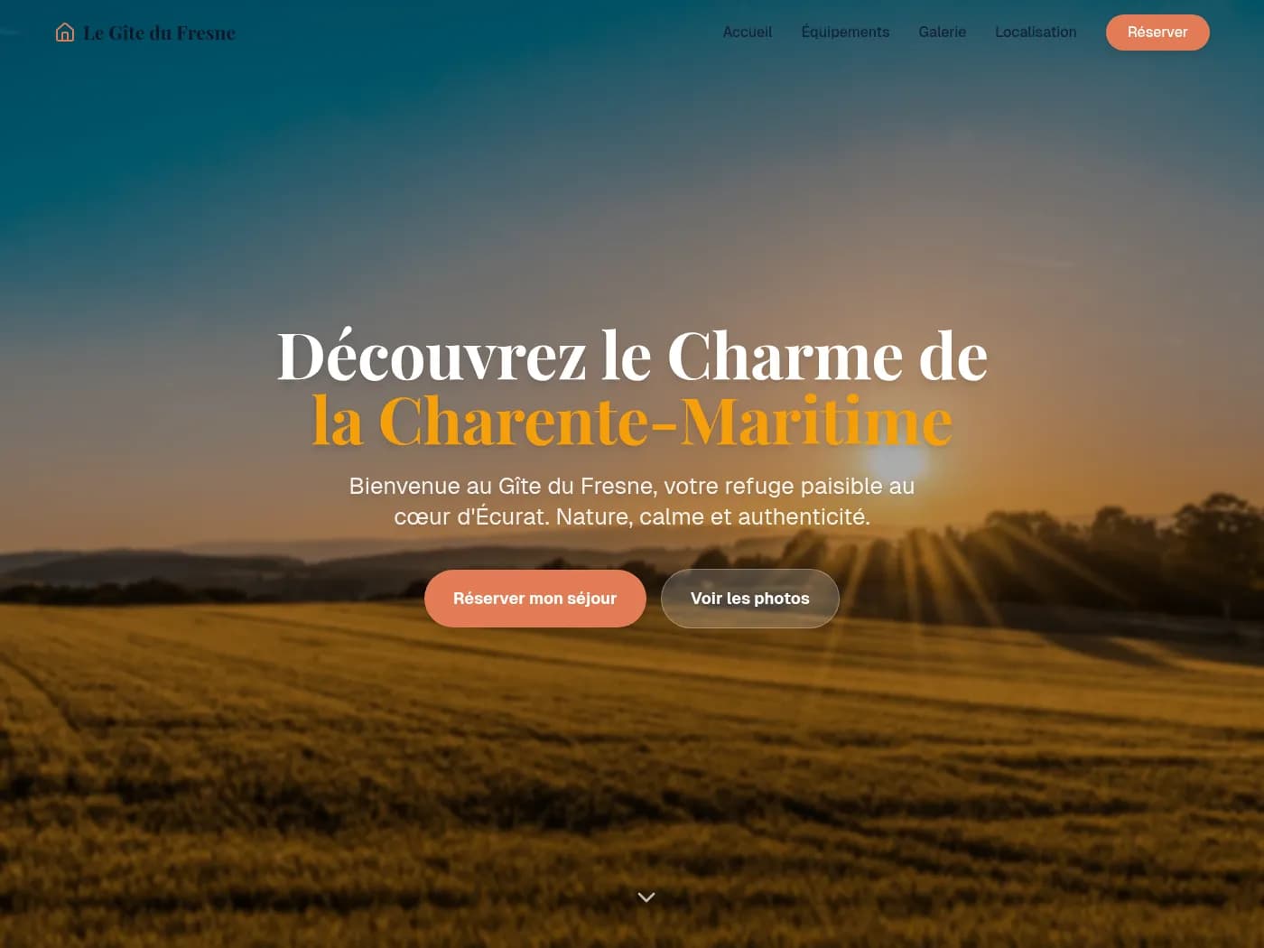 Gite du Fresne Site
