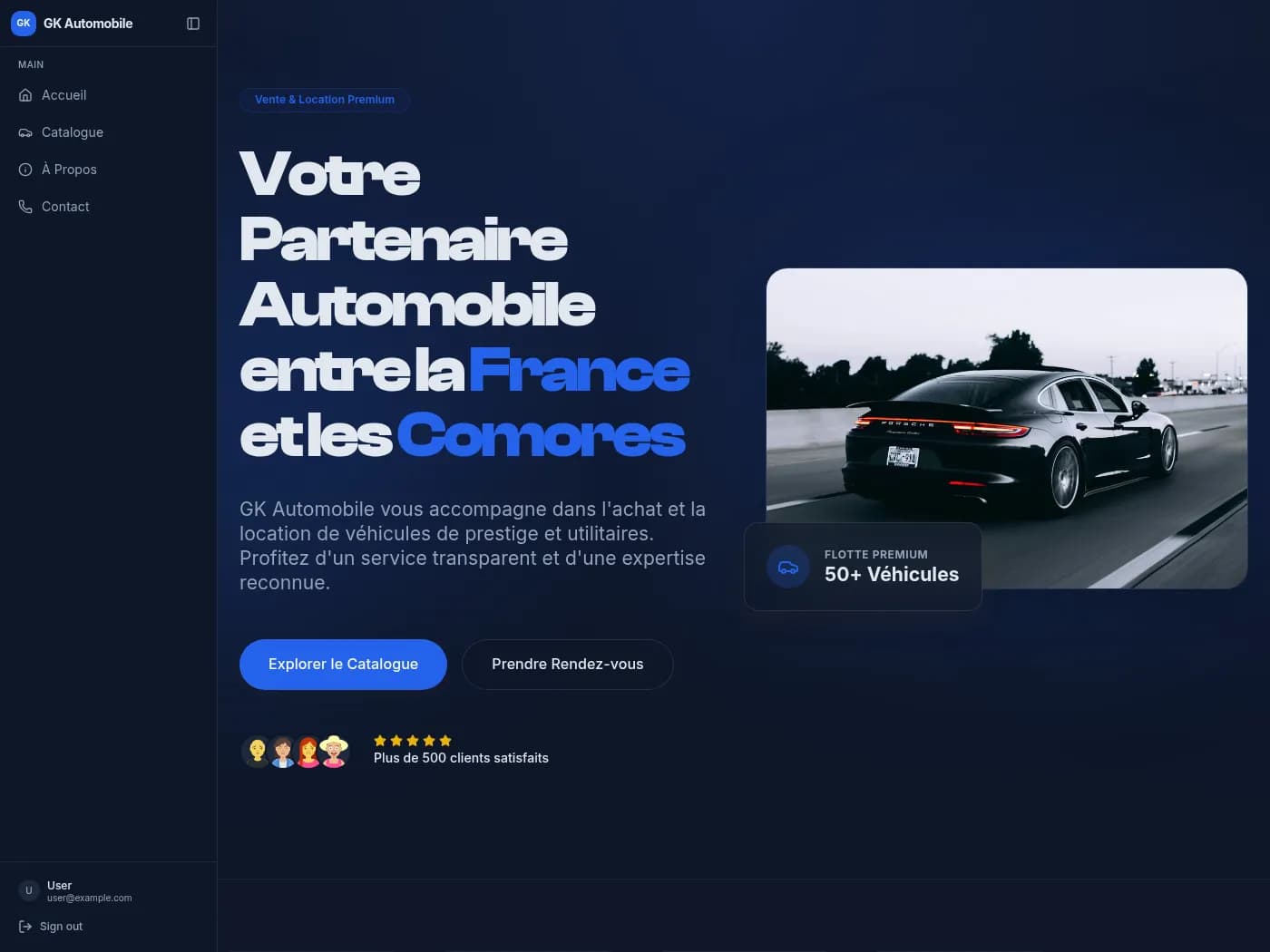 GK AutoWeb France-Comores