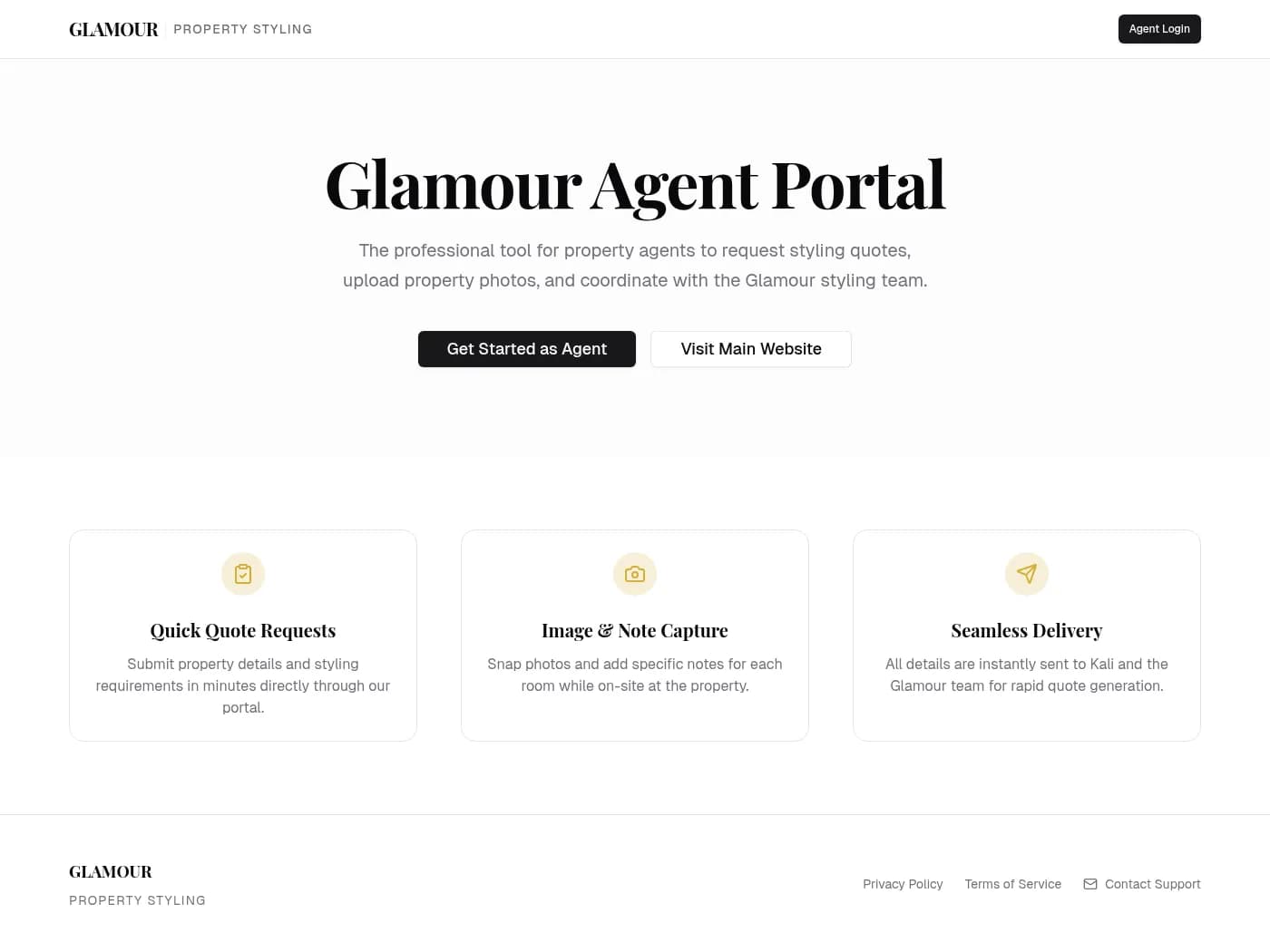 Glamour Booking Portal