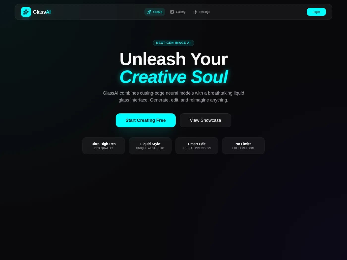 GlassAI Image Creator