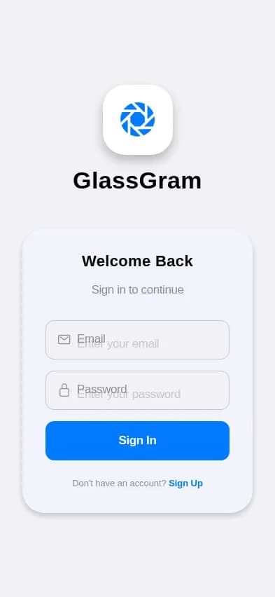 GlassGram Messenger