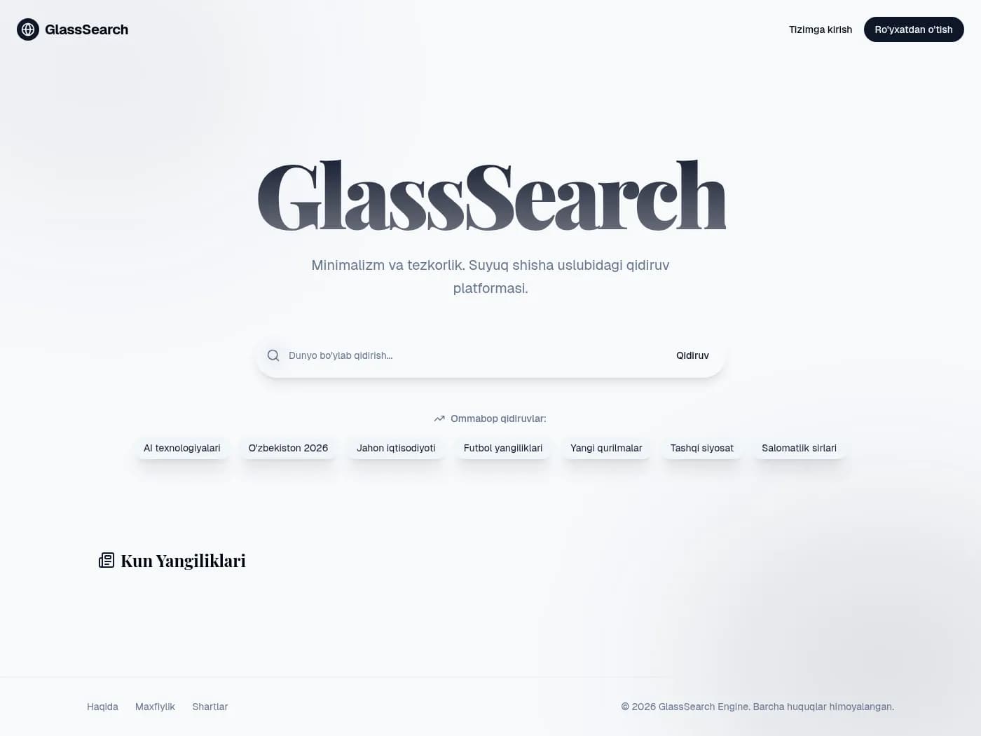 GlassSearch Engine