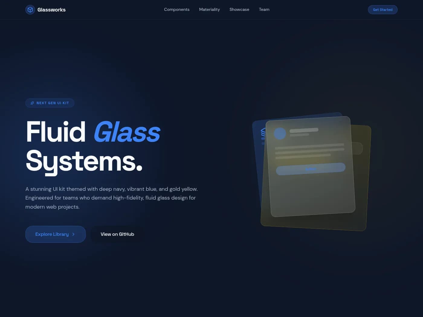 Glassworks UI Kit