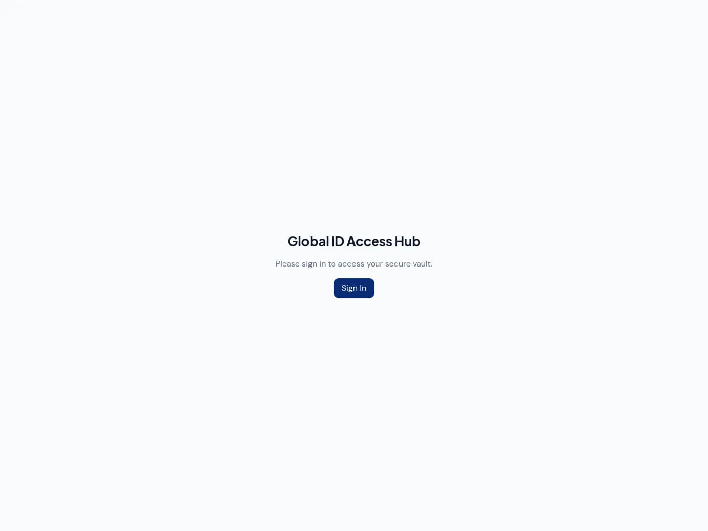 Global ID Access Hub
