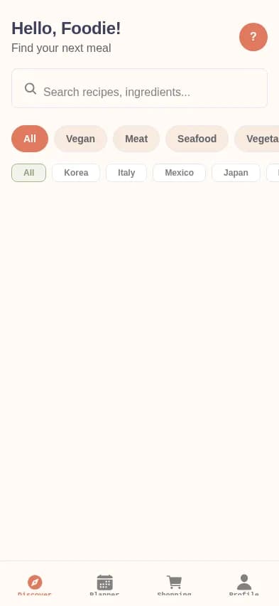 Global Meal Planner