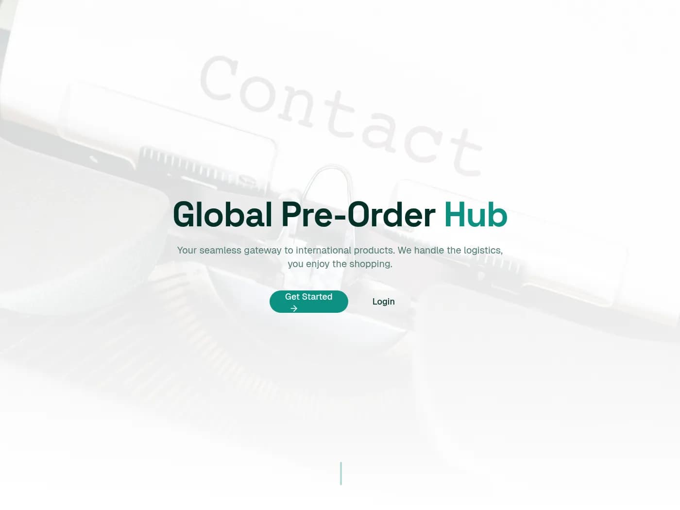 Global Pre-Order Hub
