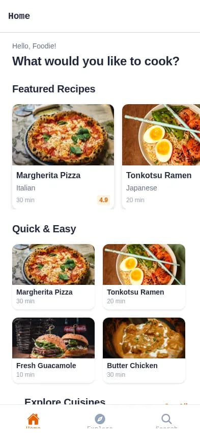 World Recipe Explorer